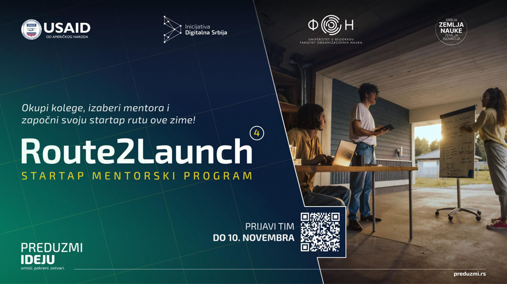 Farmaceutski fakultet - Otvorene prijave za “Route2Launch” startap mentorski program